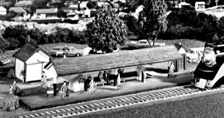 Campbell Passenger shelter - HO-Scale