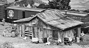 Gallery Pictures Campbell Corrugated Warehouse HO Scale Model Railroad ...