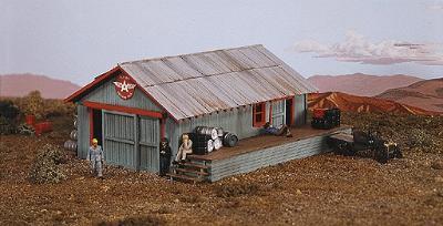 Campbell Oil Compound House (Including Dock) HO Scale Model Railroad ...