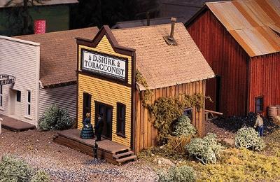Campbell Tobaacco Shop HO Scale Model Railroad Building Kit #434