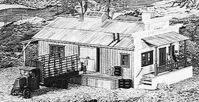 Campbell HO Scale Model Railroad Buildings