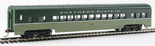 Con-Cor 72' Streamlined Coach Northern Pacific HO Scale Model Train ...