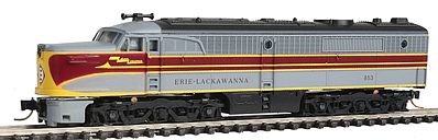 Con-Cor Diesel ALCO PA-1 A Unit Powered Erie-Lackawanna N Scale Model Train #202021