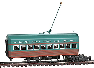 Con-Cor Electroliner Add-on Coach HO Scale Trolley and Hand Car #8714