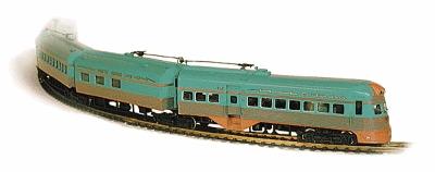 Con-Cor Electric ''Electroliner'' 4-Car Train Powered