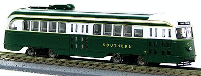 Con-Cor PCC Streetcar Southern Railway Model Train Diesel Locomotive HO ...