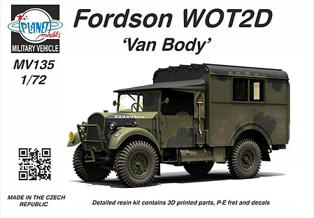 CMK 1/72 Planet Models Fordson WOT2D Van Body