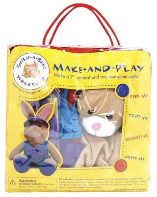 Colorbok Build A Bear Mocha Bunny Bear Kit #42272