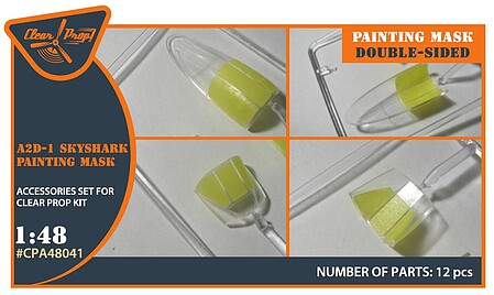 Clear-Prop 1/48 Clear Prop A2D-1 Skyshark double-sided painting mask ...