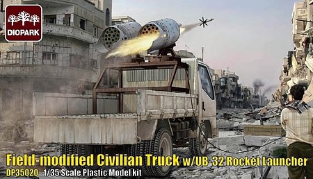 Diopark 1/35 Field-Modified Civilian Truck w/UB32 Rocket Launcher (New ...