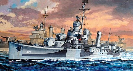 DML USS Benson DD421 Destroyer 1945 Plastic Model Military Ship Kit 1/ ...