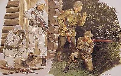 DML German Snipers Plastic Model Military Figure Kit 1/35 Scale #6093