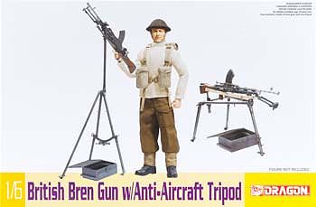DML British Bren Gun w/Anti-Aircraft Tripod