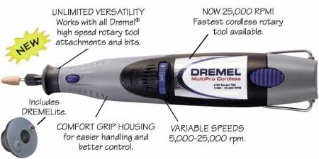 MultiPro 9.6V Cordless (dre7800-02) Dremel Power Grinders Moto-Tools