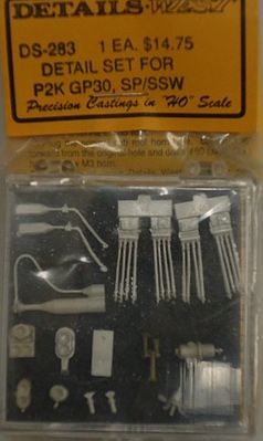 Details-West P2K, GP30, SP/SSW Detail Set
