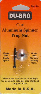 Du-bro Cox Aluminum Spin Prop Nut #777