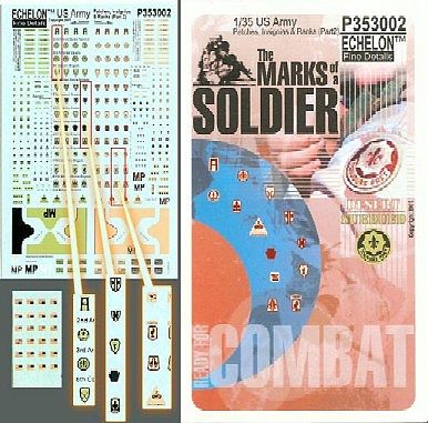 Echelon US Army Patches, Insignias & Ranks Desert Plastic Model ...