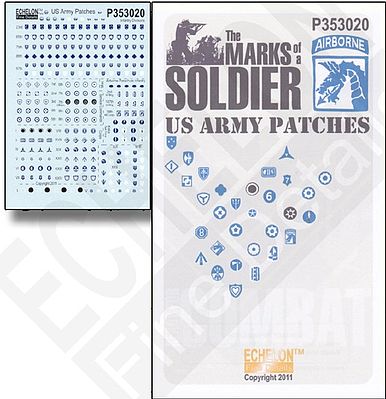 Echelon Marks of a Soldier US Army Patches
