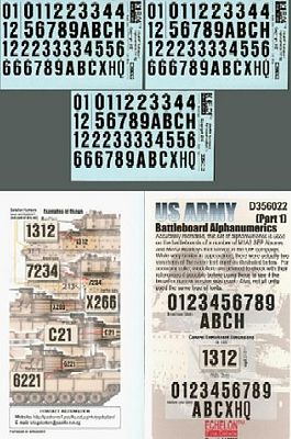 Echelon US OIF Battleboard Alphanumerics Pt1 (D) Plastic Model Tank ...