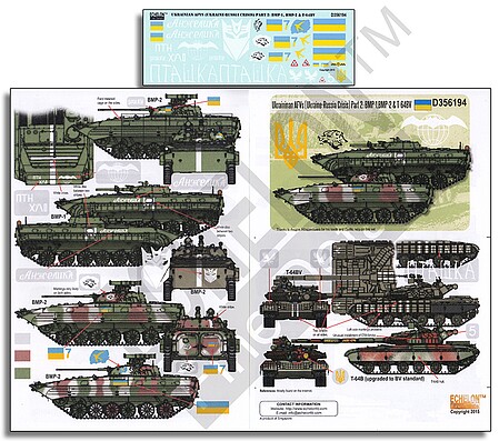 Echelon Ukrainian AFVs Ukraine-Russia Crisis Pt.2 Plastic Model ...