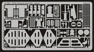 Eduard-Models 1/35 Armor- M36 Jackson Interior for AFV