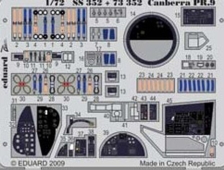 Eduard-Models 1/72 Aircraft- Canberra PR9 for ARX (Painted Self ...