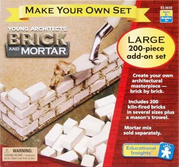 Insight Make Your Own Brick & Mortar Set Large (200) #ei-3610