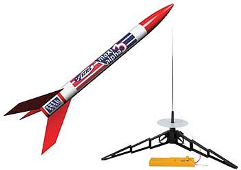 Estes Maxi Alpha III Launch Set Skill Level 2 Model Rocket Launch Set #1466