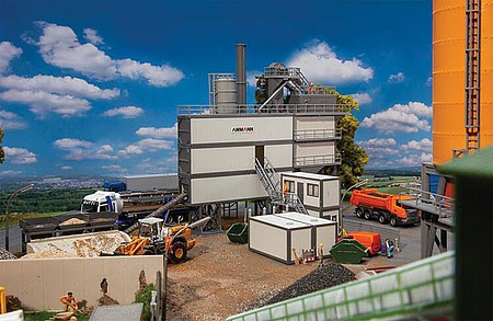 Faller Asphalt Mixing Plant Kit HO Scale Model Railroad Building #130110
