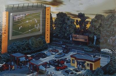 Faller Drive-In Movie with Screen - HO-Scale