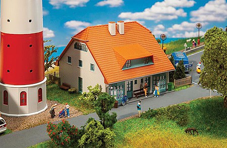 Faller Lighthouse Keeper House Kit HO Scale Model Railroad Building #130671