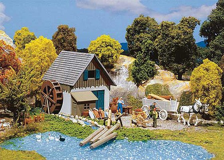 Faller Small Mill w/ Water Wheel Kit