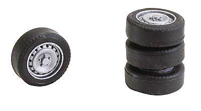 Faller Tires & Rims HO Scale Model Railroad Vehicle Accessory #163108