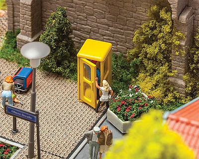 Faller Telephone Booths/Call Boxes Kit HO Scale Model Railroad Building ...