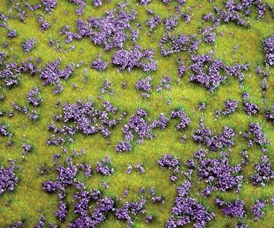 Faller Flowering Meadow (violet) Ground Cover Model Railroad Grass ...