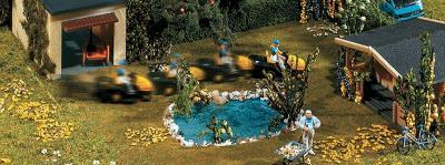 Faller Motorized Riding Lawn Mower - HO-Scale #180681