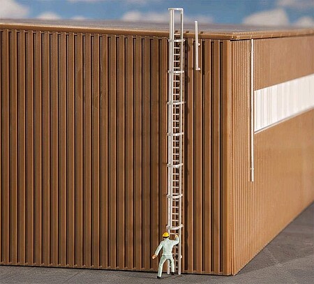 Faller Cage Fire Ladder & Railing HO Scale Model Railroad Building ...