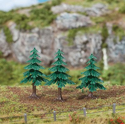 Faller Fir Trees 5cm (3) Model Railroad Tree #181602