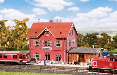 Faller Train Station Klingenberg N Scale Model Railroad Building #212116