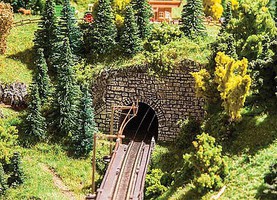 Faller Stone / Brick Single Portal Model Railroad Tunnels