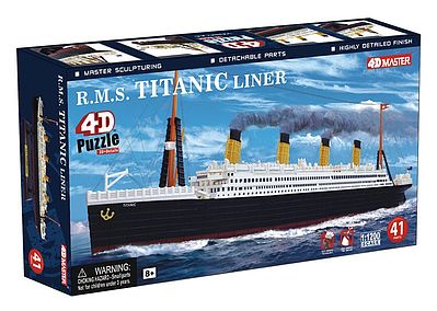 4D-Vision Titanic Ocean Liner Snap Kit Plastic Model Ocean Liner Kit 1/ ...