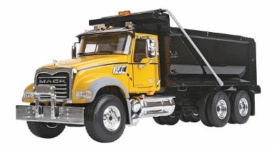 First-Gear Construction Equipment Mack MP Series Dump Truck (Die Cast ...