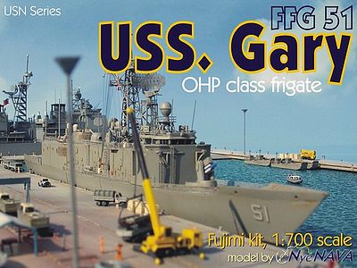 Fujimi USS Gary FFG-51 Plastic Model Military Ship Kit 1/700 Scale #41106
