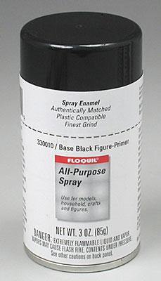 Floquil 3oz. Spray Base Black Primer