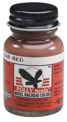Floquil Polly Scale Light Freight Car Red 1 oz #f414352