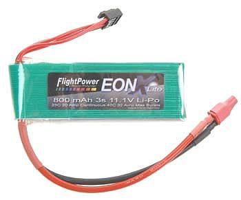Flight-Power LiPo EONX Lite 3S 11.1V 800mAh 25C #eonxlite-08003s