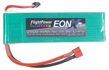 Flight-Power LiPo EONX Lite 4S 14.8V 2500mAh 25C #eonxlite-25004s