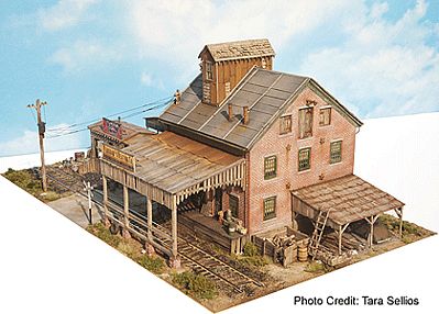 Fine-Scale Yehudah's Heating Co. - Kit (Cast Hydrocal & Wood) 9-1/2 x ...