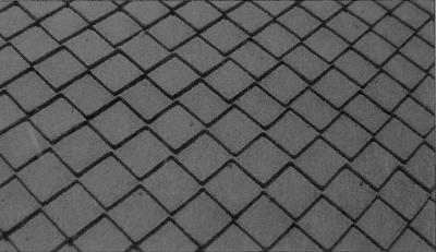 GCLaser Laser-Cut Roof Shingles (Diamond) 11.5'' Long (Black) HO Scale ...