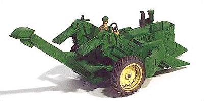 GHQ Farm Machinery (Unpainted Metal Kit) 1960s ''Green'' 4020 Tractor w ...